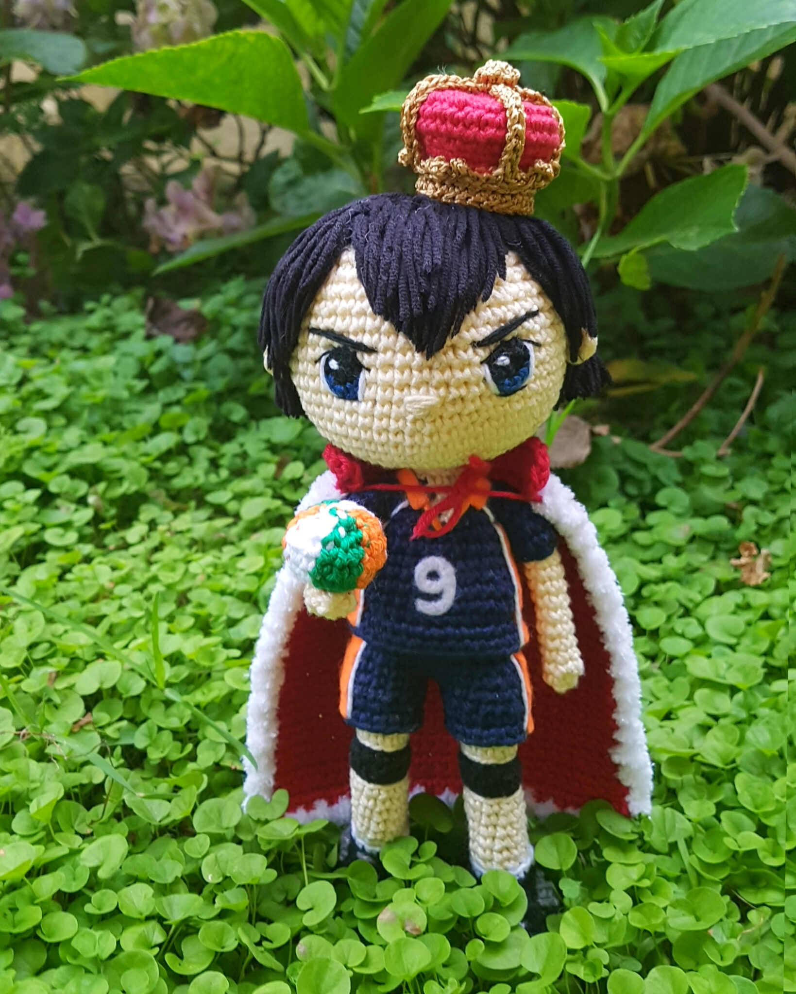 Tobio Kageyama (Haikyuu!!) Amigurumi | Receitas - Bosquegurumi