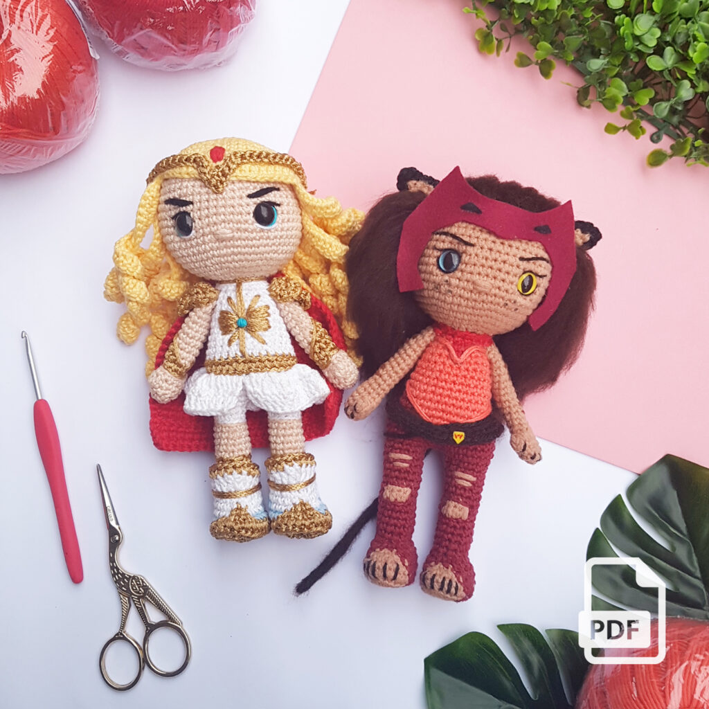 Combo She-ra: Adora & Felina | Receitas - Bosquegurumi