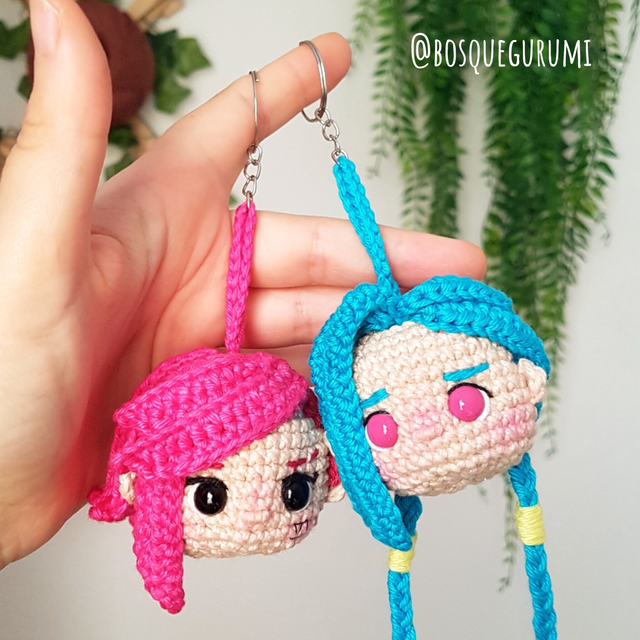 Jinx, VI & Ekko:: Arcane/LOL pattern bundle - Bosquegurumi