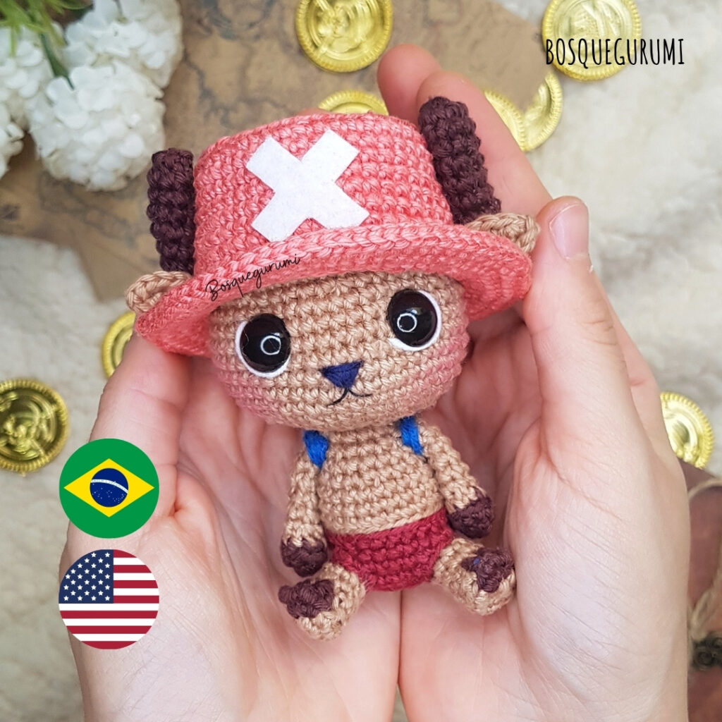 Tony Tony Chopper amigurumi / receita de amigurumi One Piece